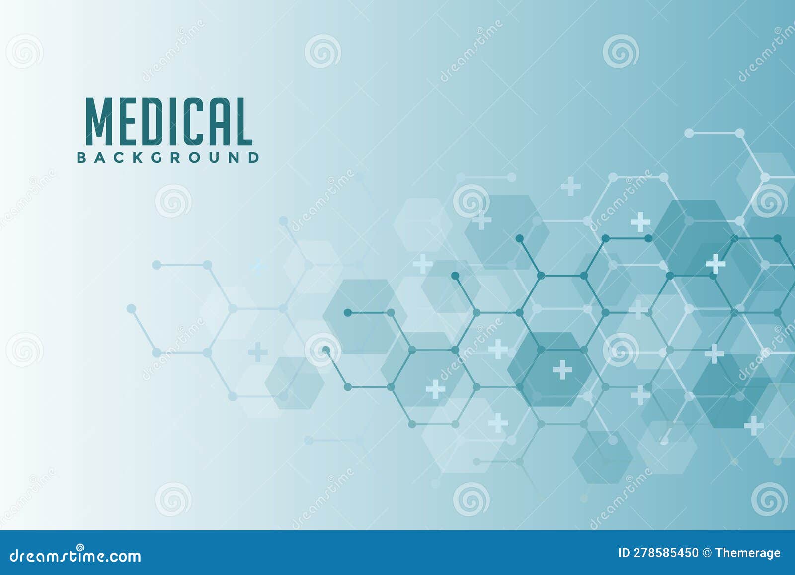 Modern Abstract Background Medicine Geometry Molecules in Vector Stock ...