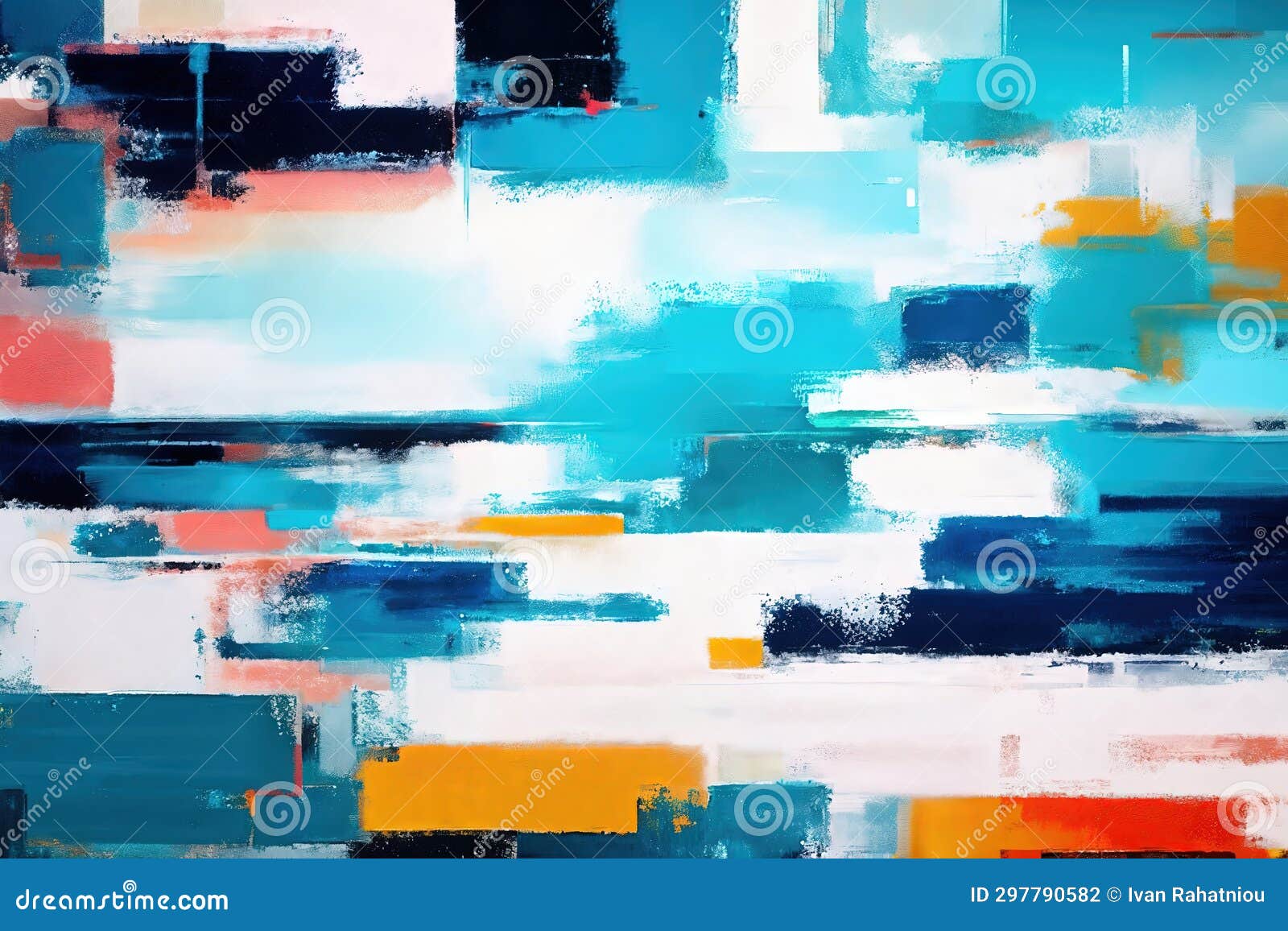 Modern Abstract Background. Straight Lines, Acryl Painting Stock ...