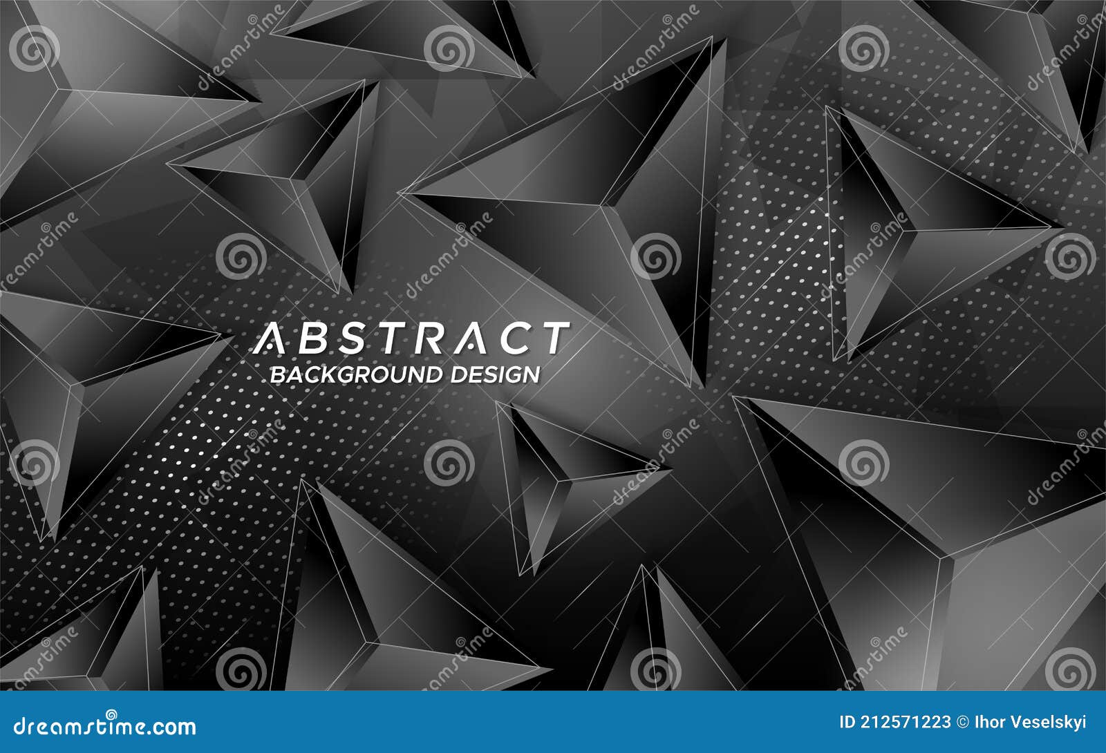 Modern Abstract Background with Tech Style Overlap Layer Stock Vector ...