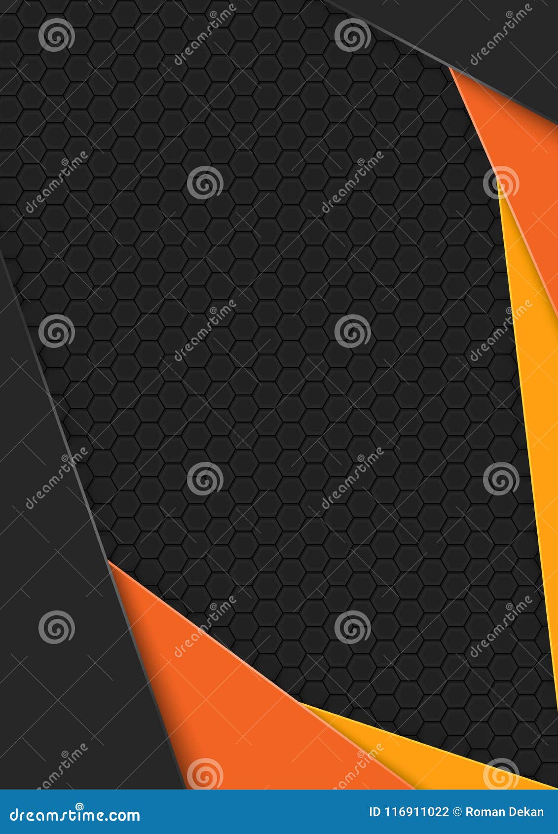 Modern Abstract Background with Two Colored Stripes Stock Vector ...