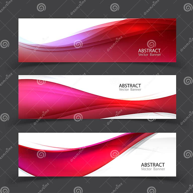 Modern Abstract Banner Vector Design. Stock Vector - Illustration of ...