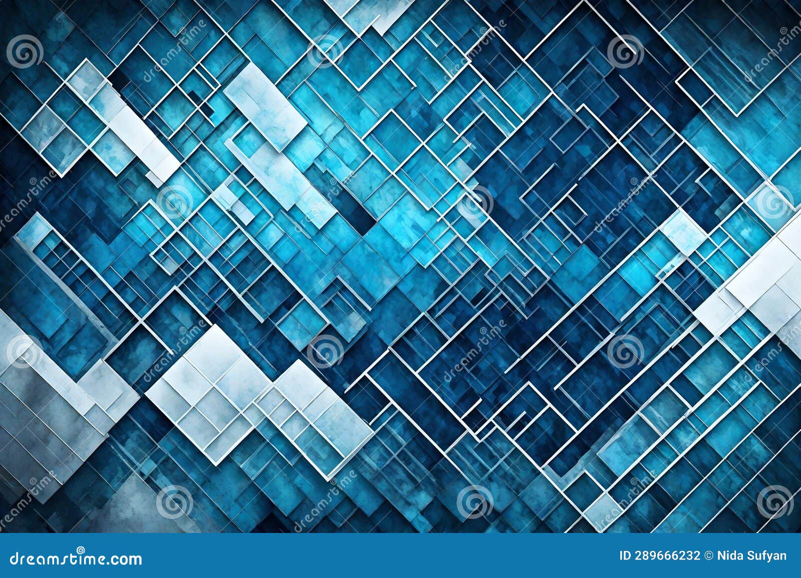 Modern Abstract Blue Background Design with Layers of Textured White ...