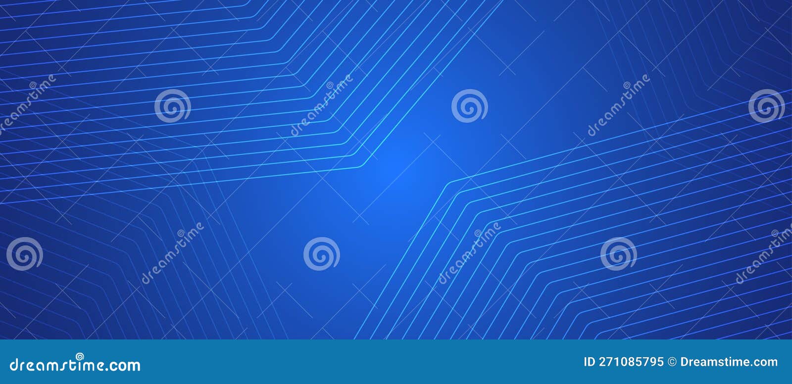 Modern Abstract Blue Gradient Banner Background with Memphis Blended ...