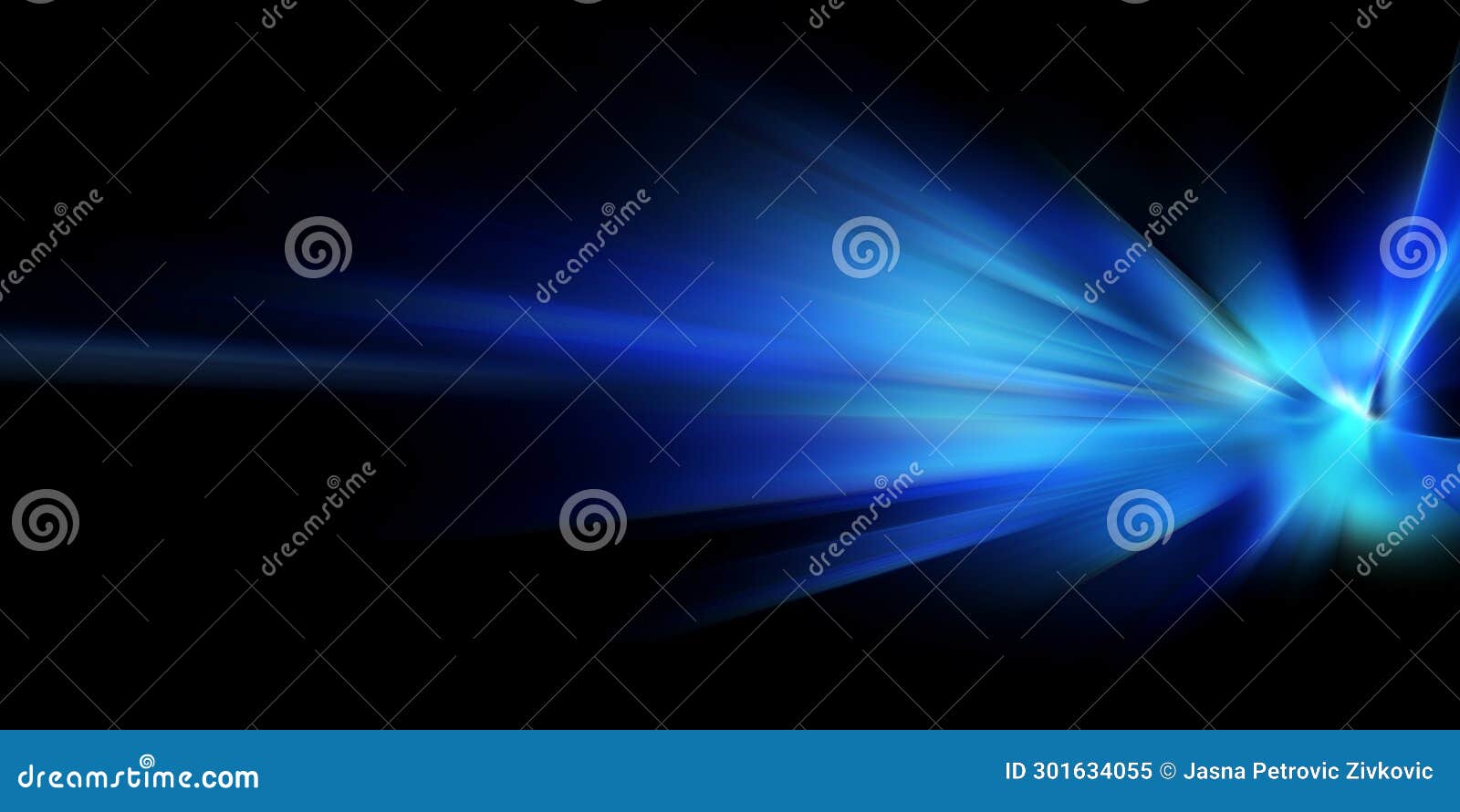 Modern Abstract Blue High-speed Light Effect. Technology Futuristic ...