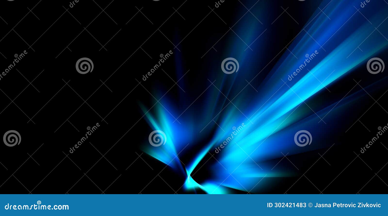 Modern Abstract Blue High-speed Light Effect. Technology Futuristic ...