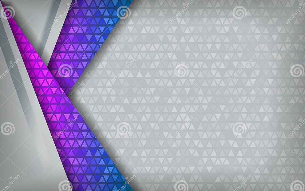 Modern Abstract Blue Purple Tech White with Overlap Background Stock ...