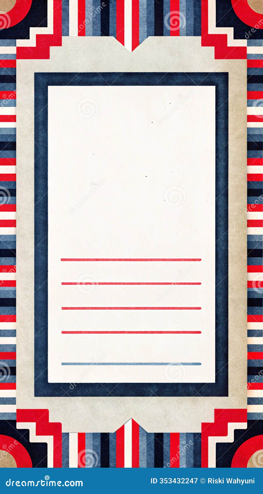 Modern Abstract Border Design with Paper Texture and Bold Contrast ...