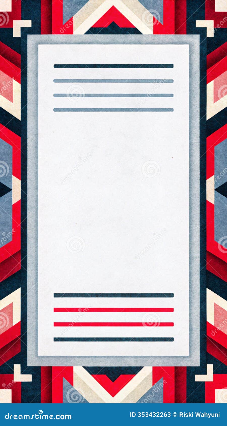 Modern Abstract Border Design with Paper Texture and Bold Contrast ...