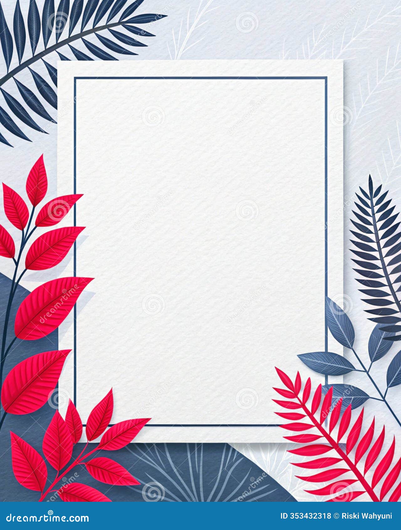 Modern Abstract Border Design with Paper Texture and Bold Contrast ...