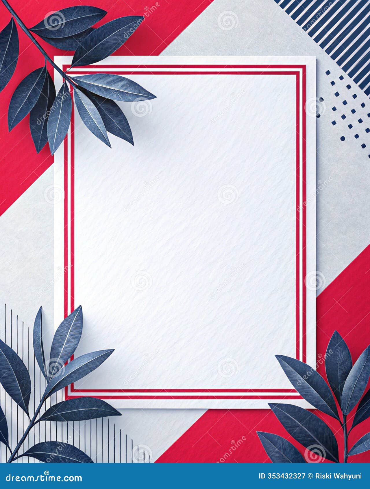 Modern Abstract Border Design with Paper Texture and Bold Contrast ...