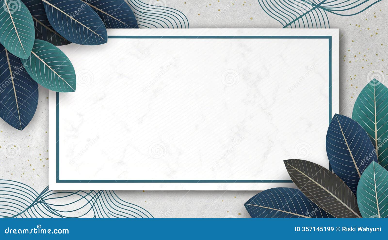 Modern Abstract Border Design with Paper Texture and Cool Contrast ...
