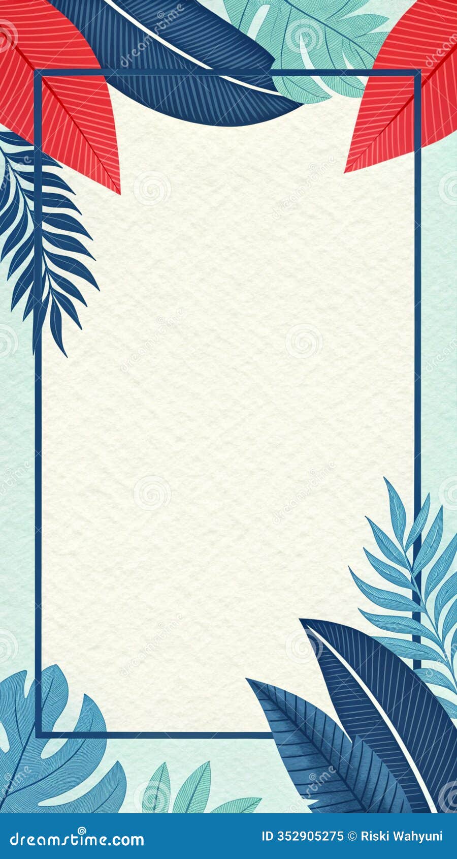 Modern Abstract Border Design with Paper Texture and Mountain Sunset ...