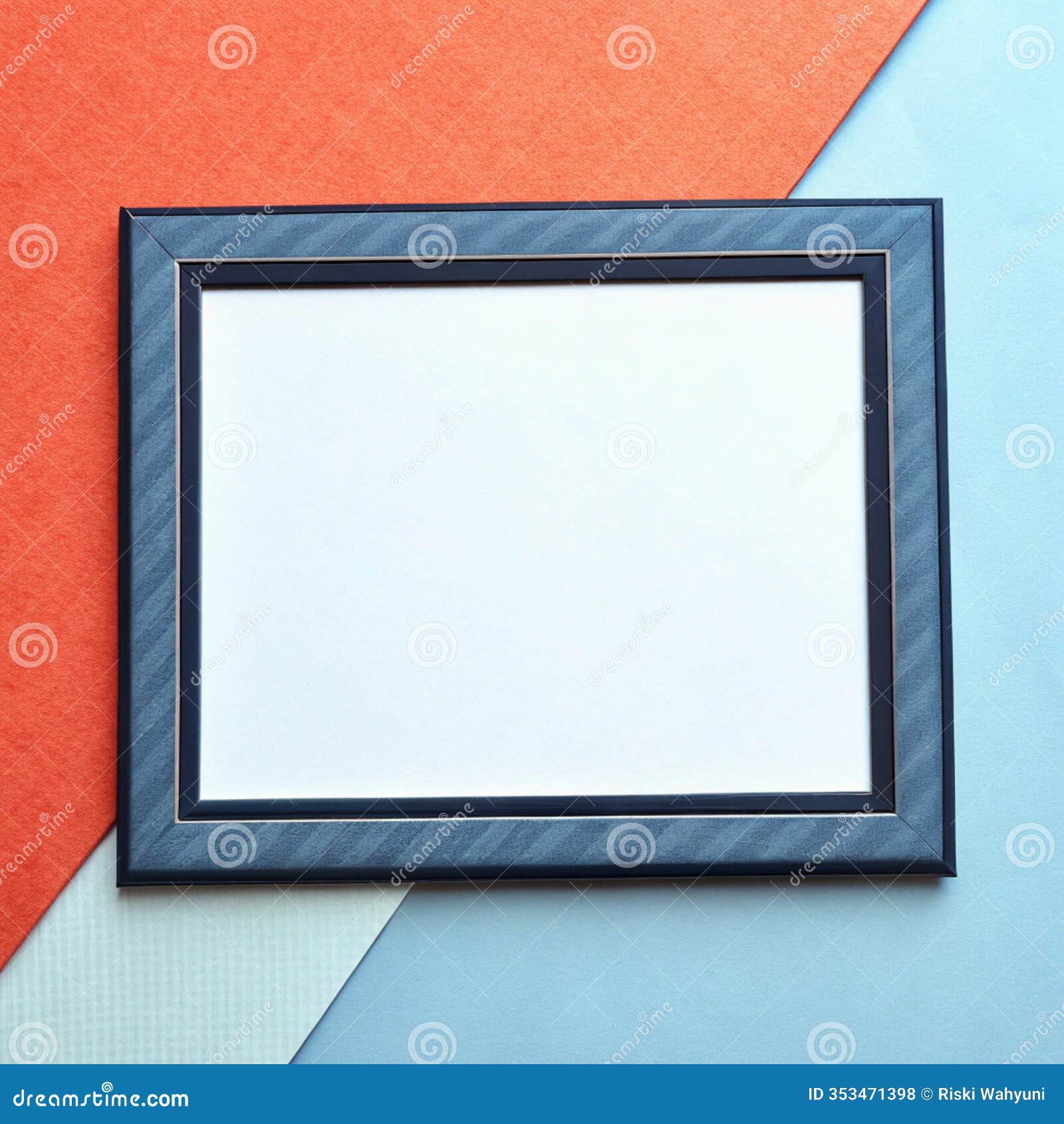 Modern Abstract Border Design with Paper Texture and Oceanic Sunset ...