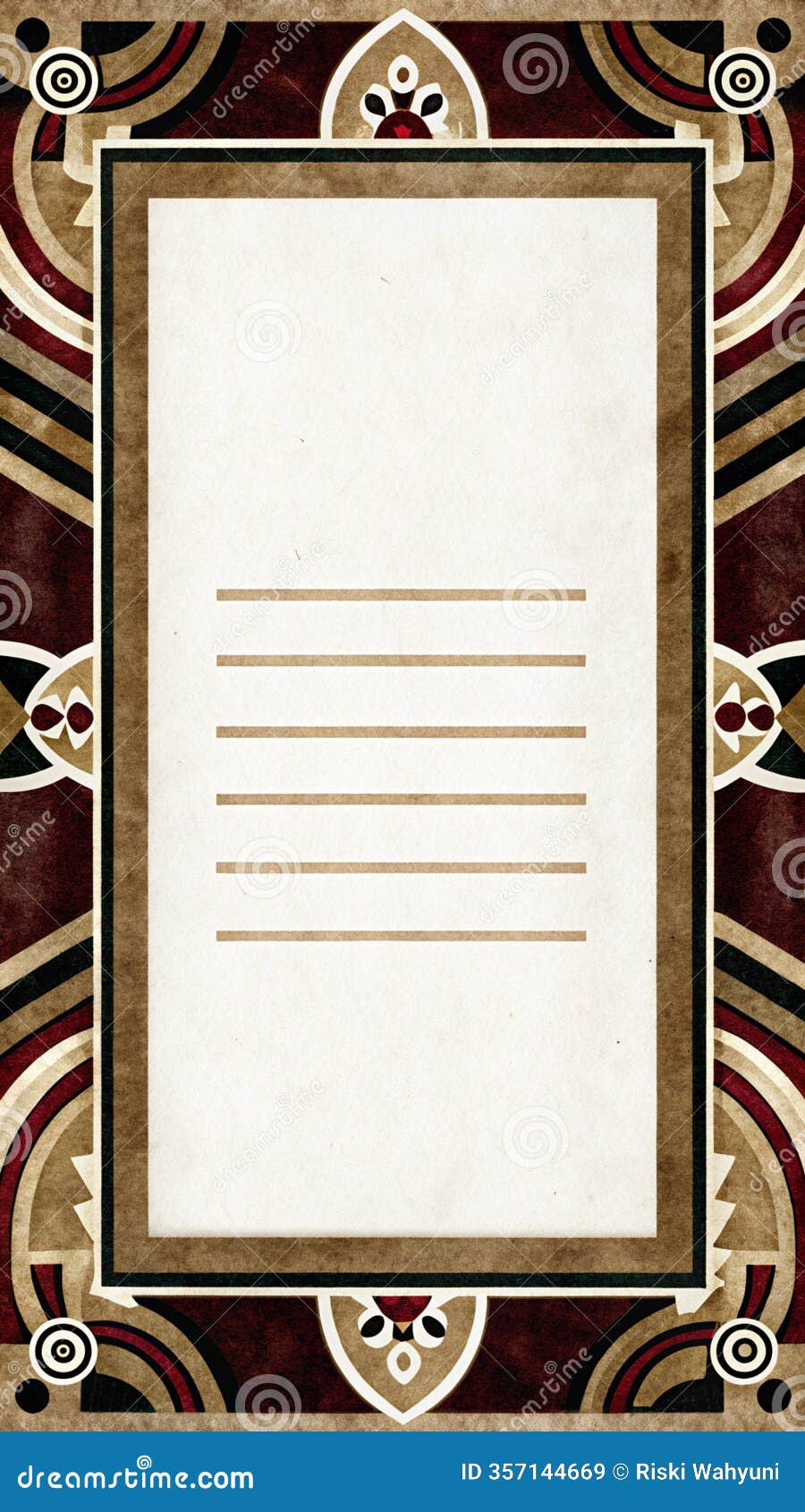 Modern Abstract Border Design with Paper Texture and Vintage Elegance ...