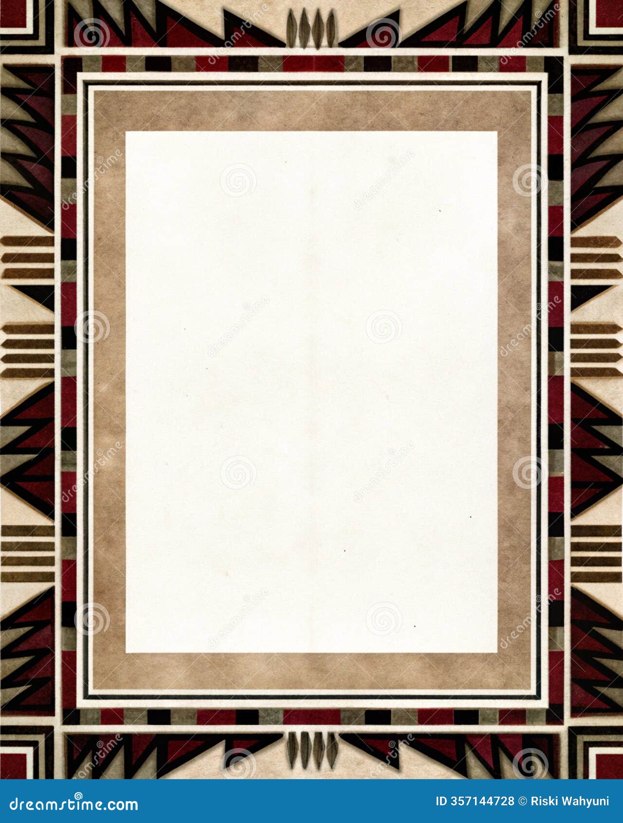 Modern Abstract Border Design with Paper Texture and Vintage Elegance ...