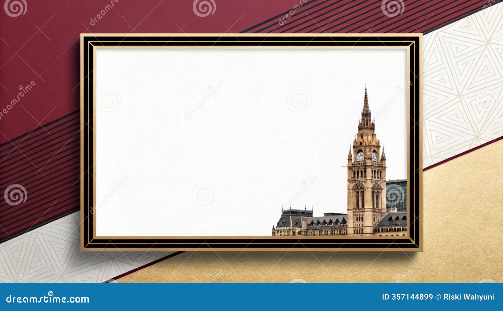 Modern Abstract Border Design with Paper Texture and Vintage Elegance ...