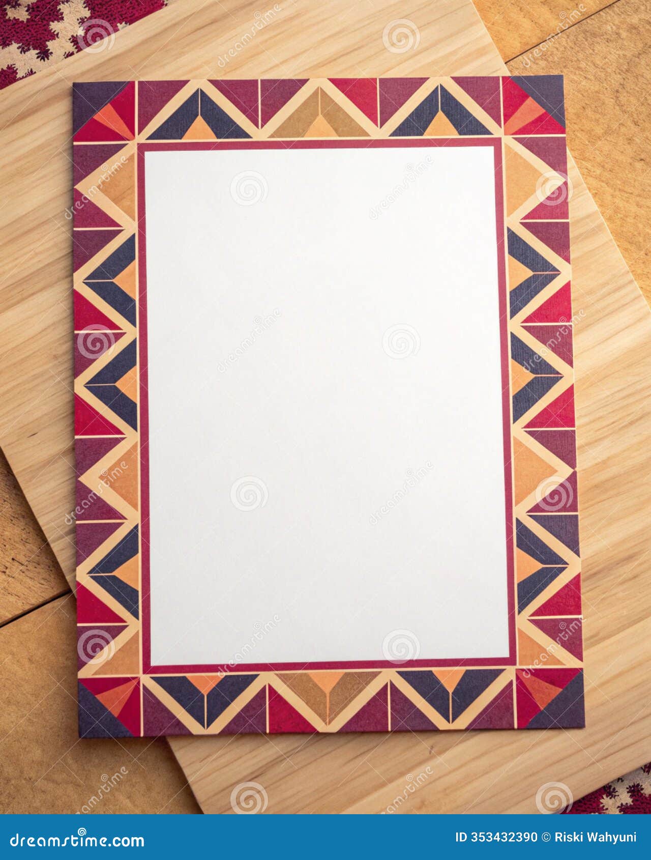 Modern Abstract Border Design with Paper Texture and Warm Elegance ...