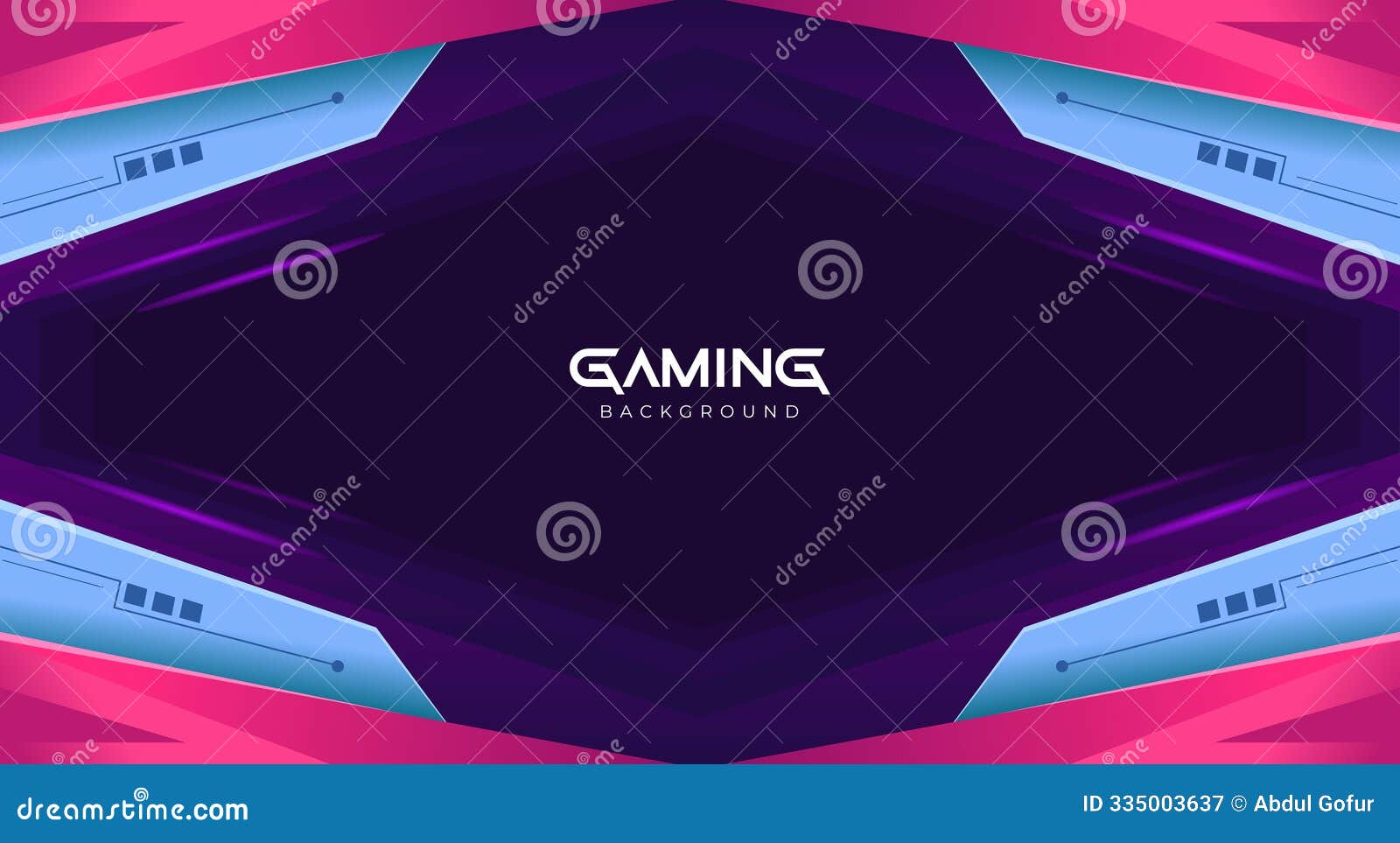 Modern Abstract Colorful Gaming Background Design Stock Illustration ...