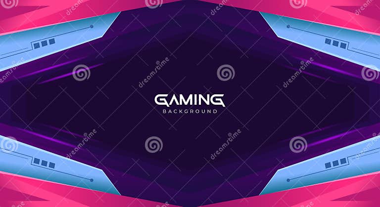 Modern Abstract Colorful Gaming Background Design Stock Illustration ...