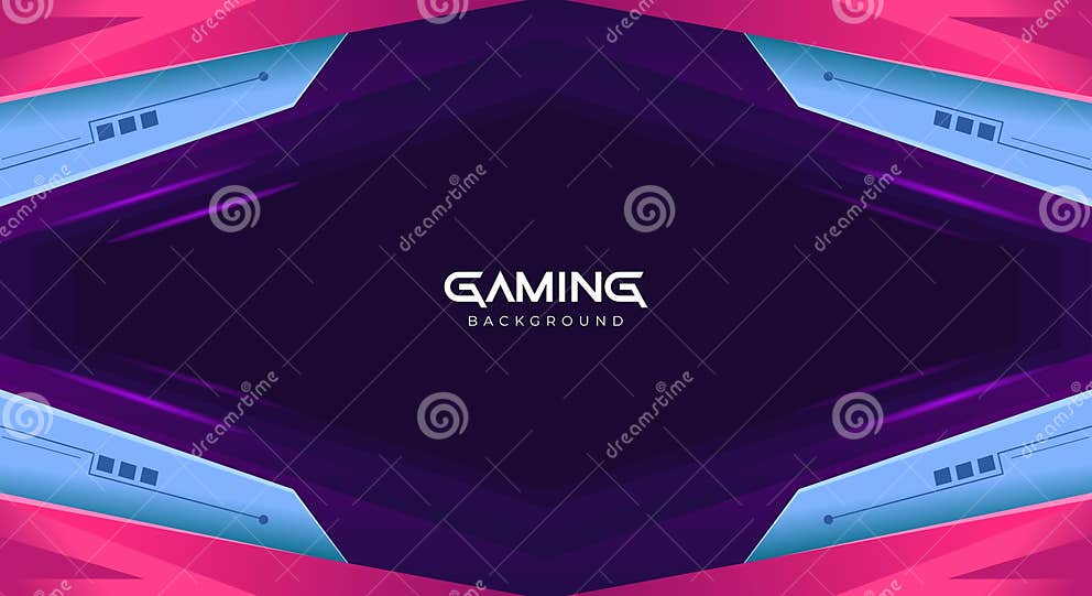 Modern Abstract Colorful Gaming Background Design Stock Illustration ...