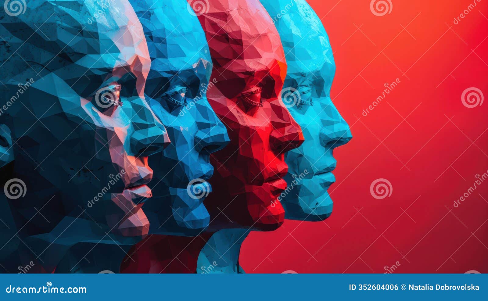 Modern Abstract Concept Representing Emotional Intelligence in Human ...