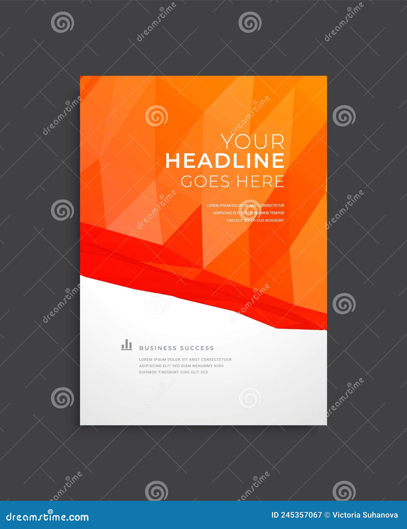 Modern Abstract Cover Design Template. Stock Vector - Illustration of ...