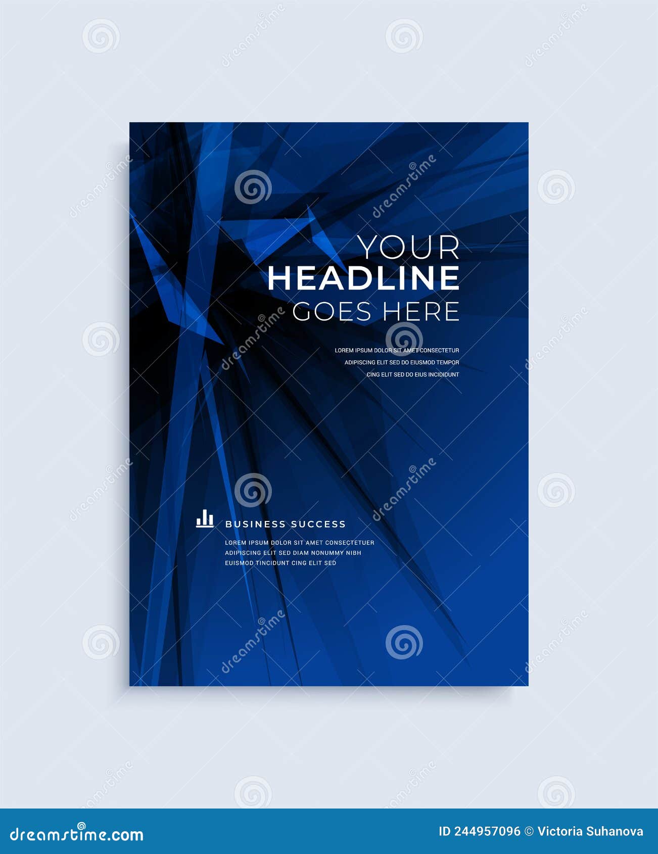 Modern Abstract Cover Design Template. Stock Vector - Illustration of ...