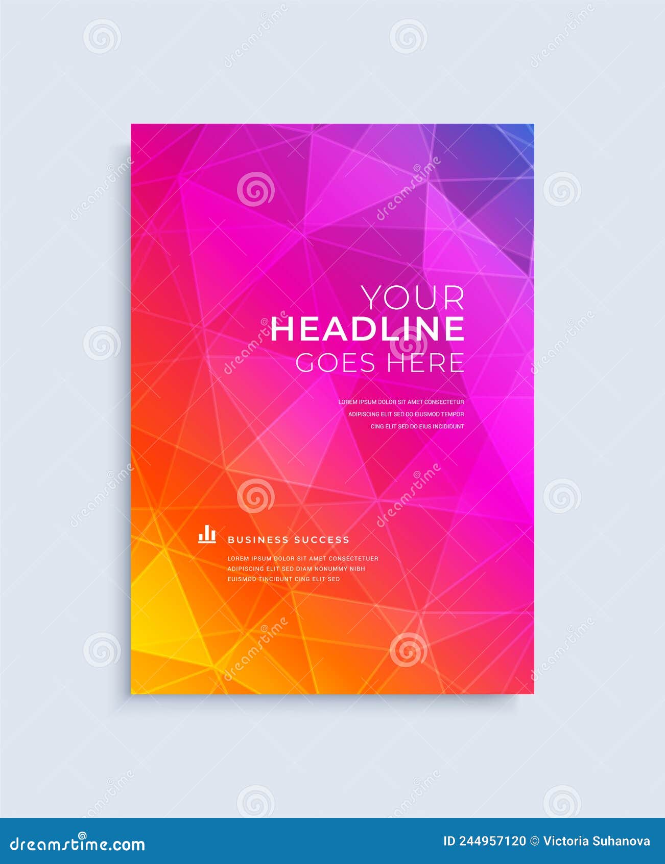 Modern Abstract Cover Design Template. Stock Vector - Illustration of ...