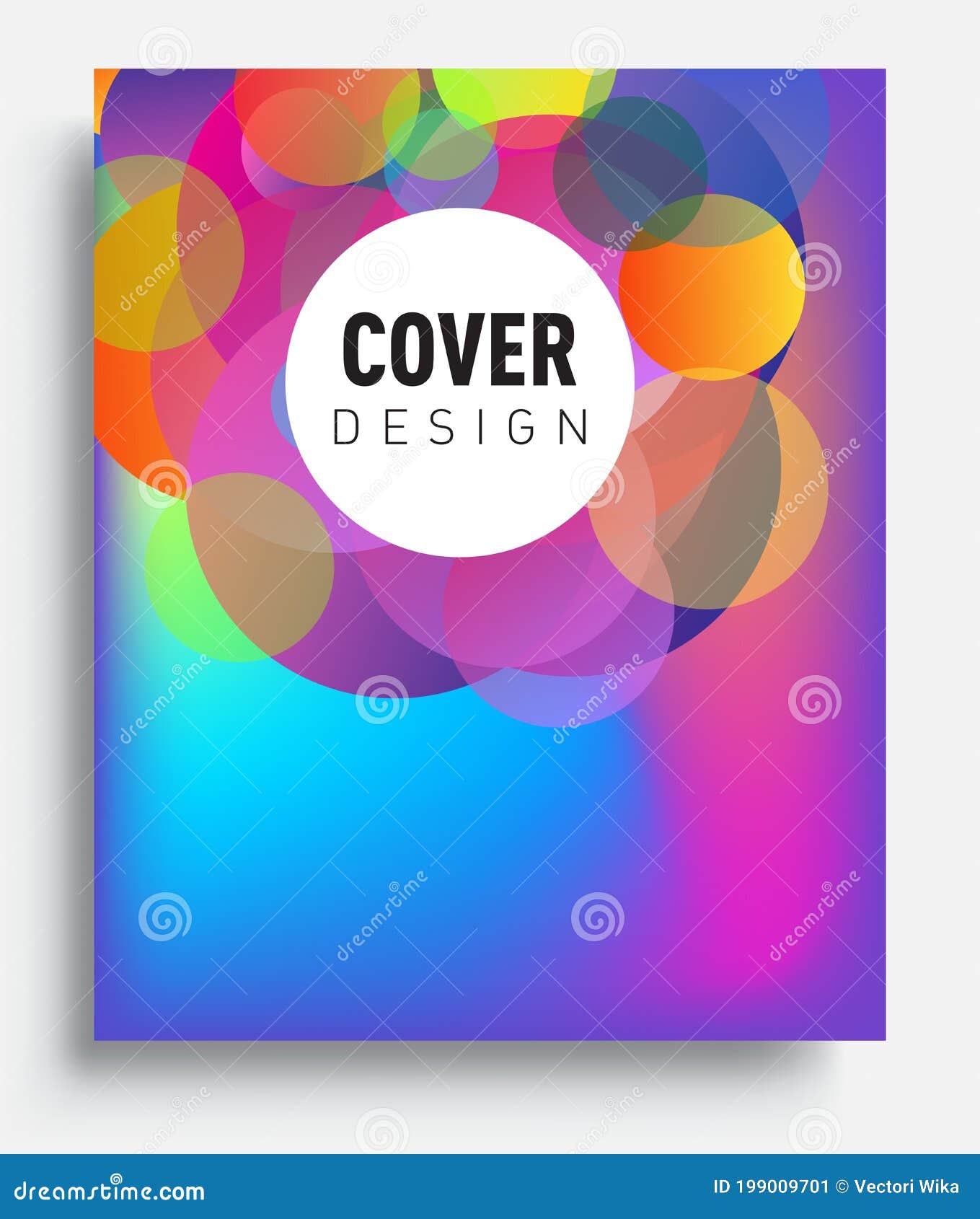 Modern Abstract Covers. Cool Gradient Shapes Composition, Vector Covers ...