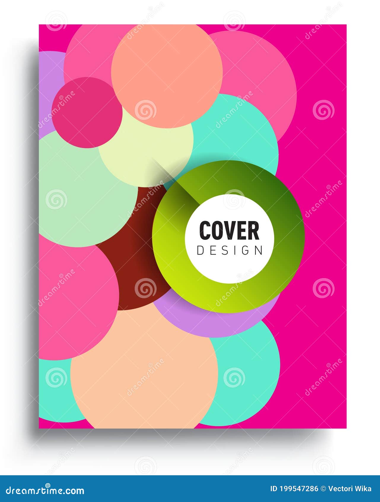 Modern Abstract Covers. Cool Gradient Shapes Composition, Vector Covers ...