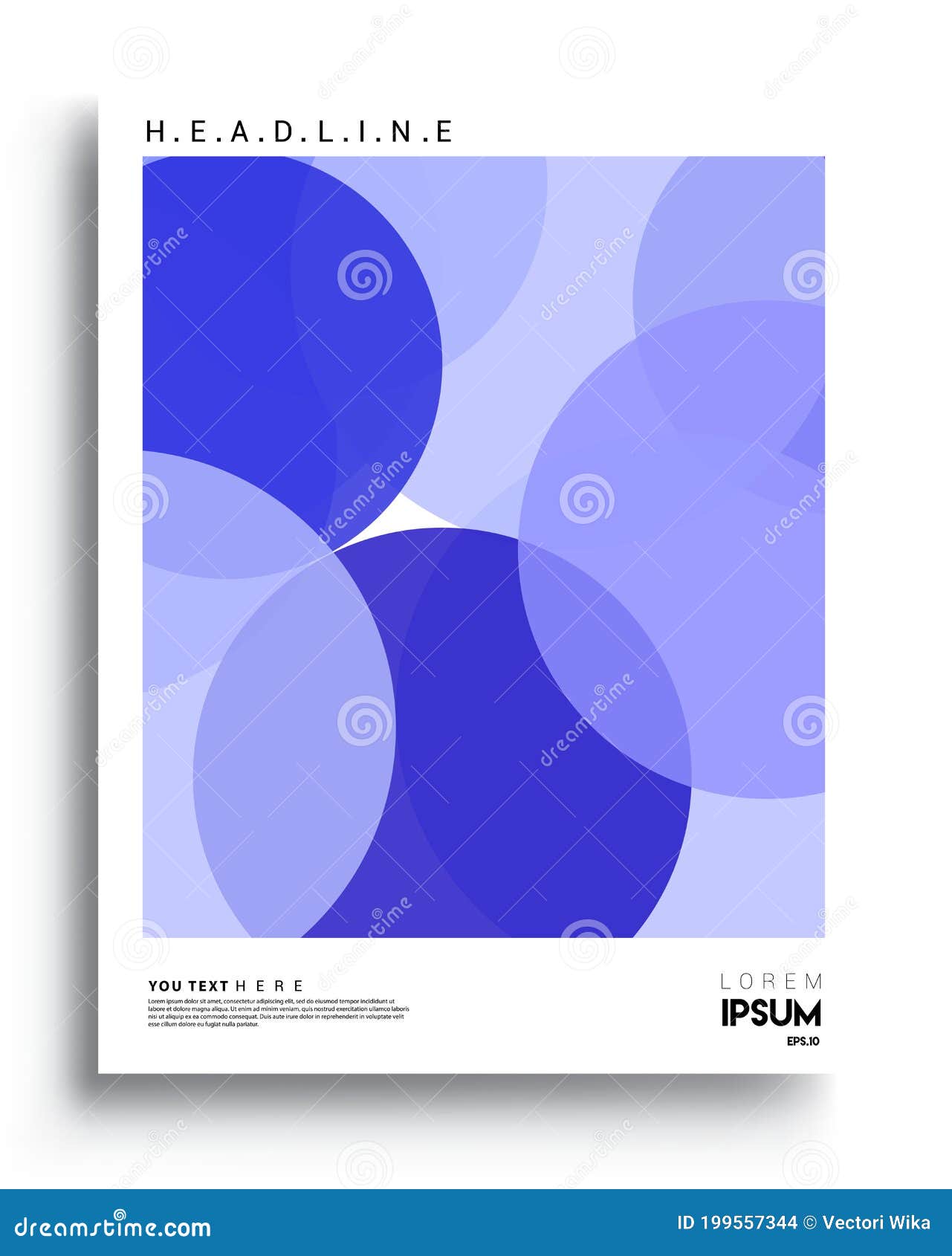 Modern Abstract Covers. Cool Gradient Shapes Composition, Vector Covers ...