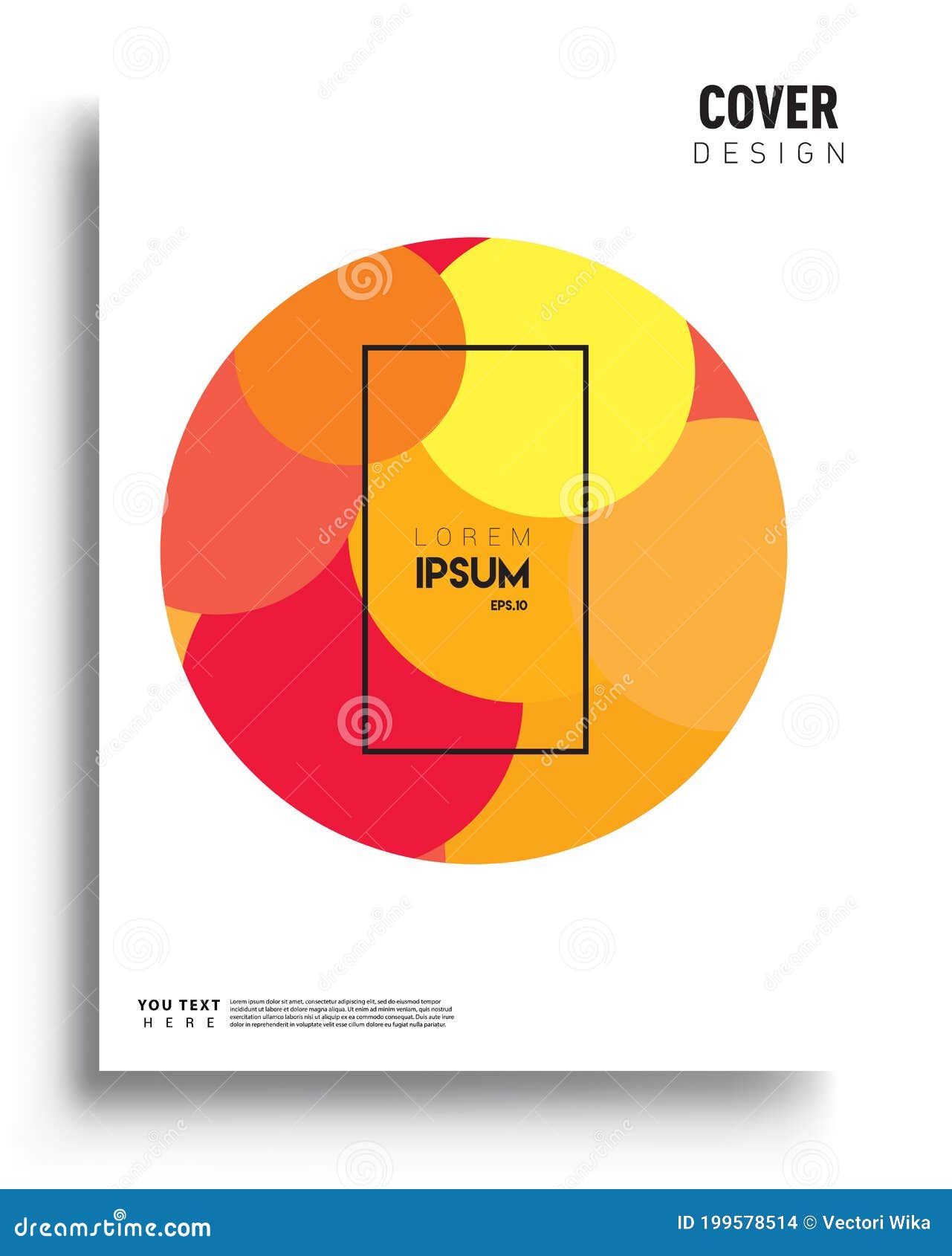Modern Abstract Covers. Cool Gradient Shapes Composition, Vector Covers ...