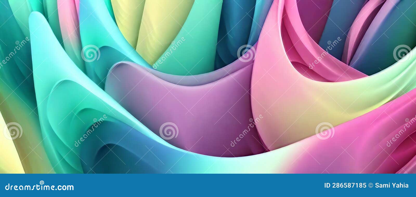Modern Abstract 3D Artwork Background Stock Illustration - Illustration ...