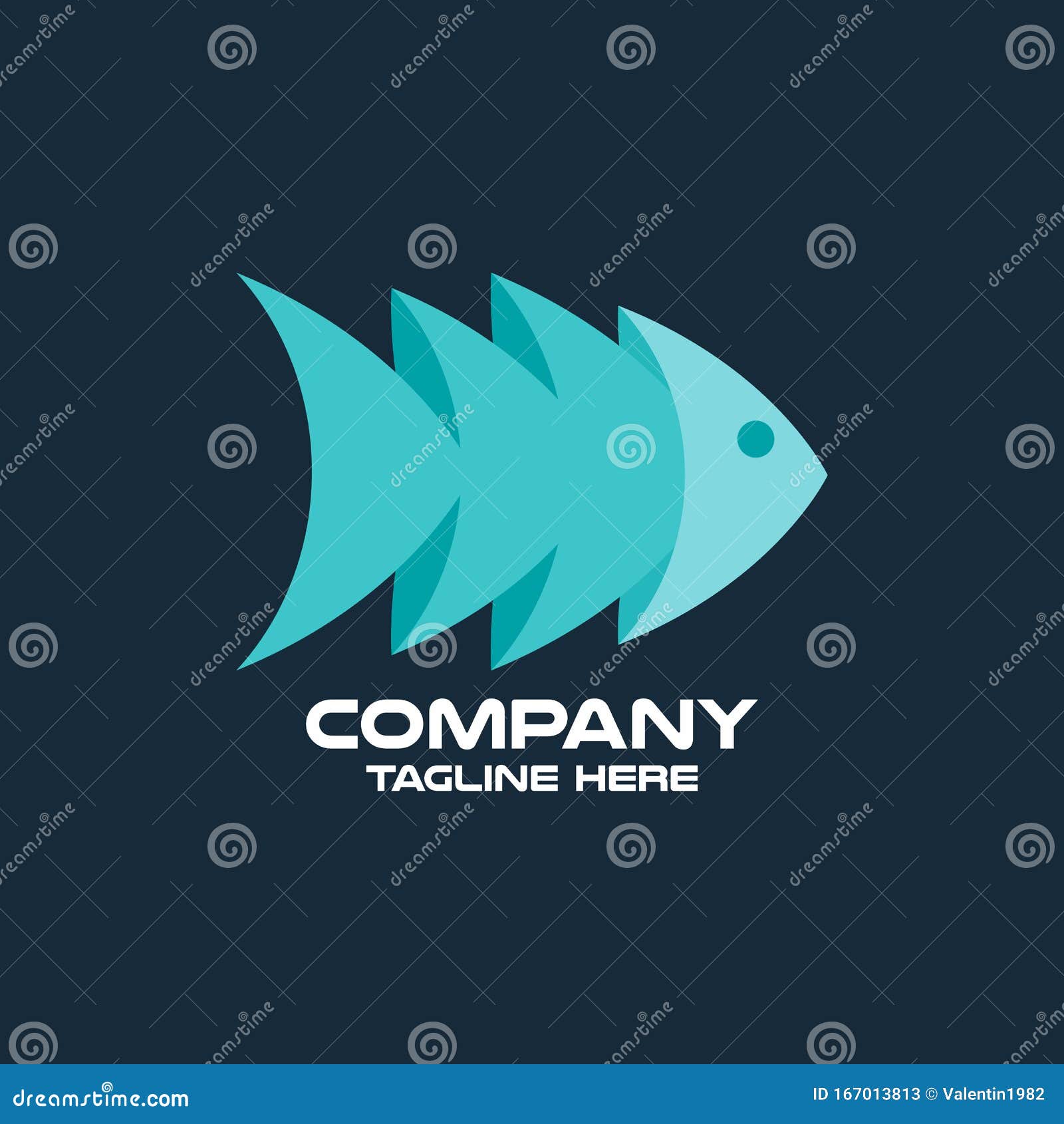 Modern Abstract 3D Fish Logo. Vector Illustration Stock Vector ...
