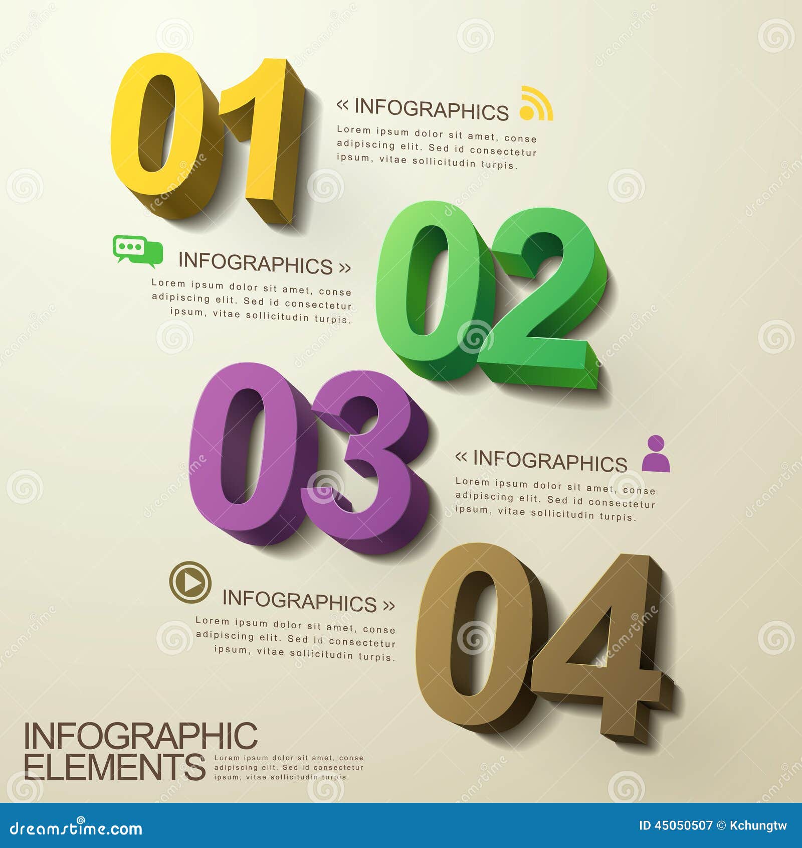 Number 2 Infographic Template Vector Illustration | CartoonDealer.com ...