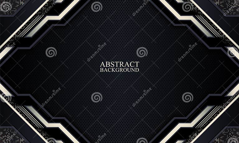 Modern Abstract Dark Technology Background Stock Vector - Illustration ...