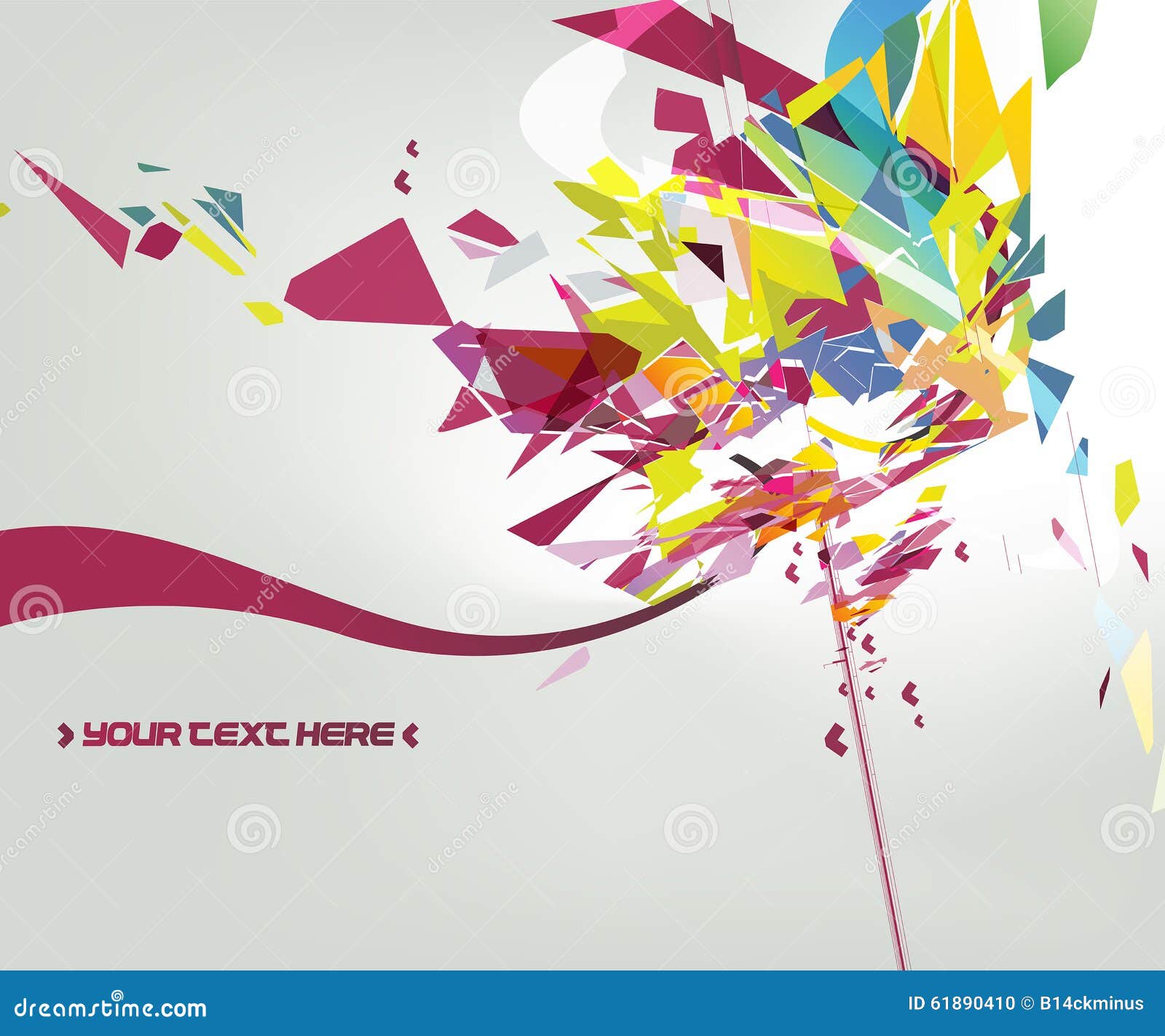 Modern Abstract Design Template Stock Vector - Illustration of clear ...