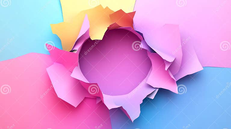 A Modern Abstract Digital Artwork Showcasing a Creative Design Breakthrough with a Dynamic ...