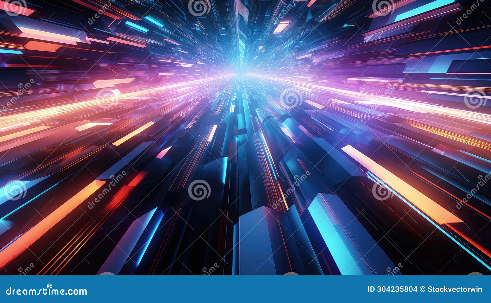 Modern Abstract Digital Background Stock Illustration - Illustration of ...