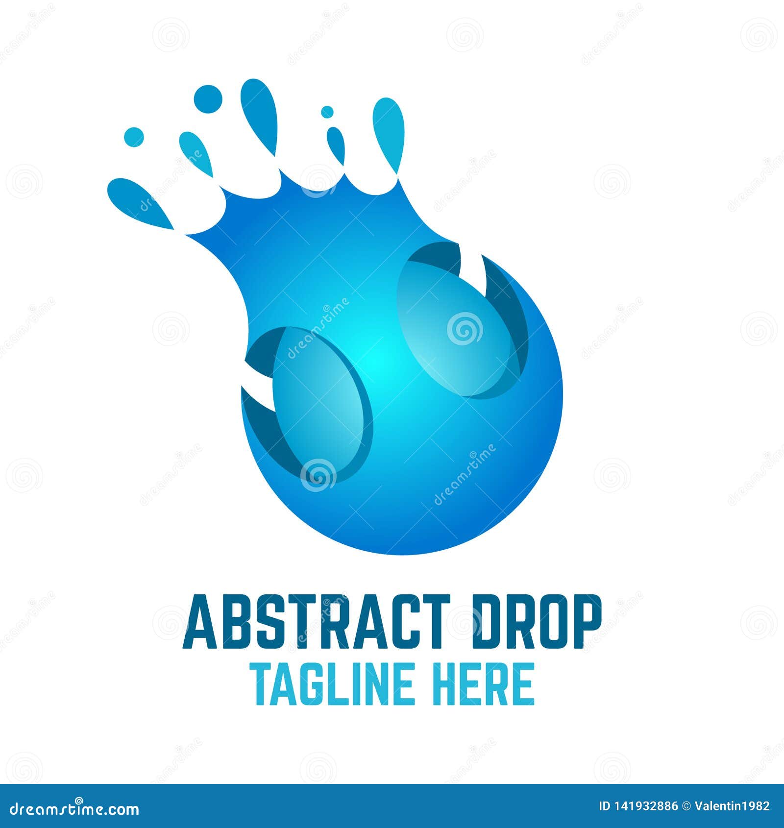 Modern Abstract Drop Logo. Vector Illustration. Stock Vector ...