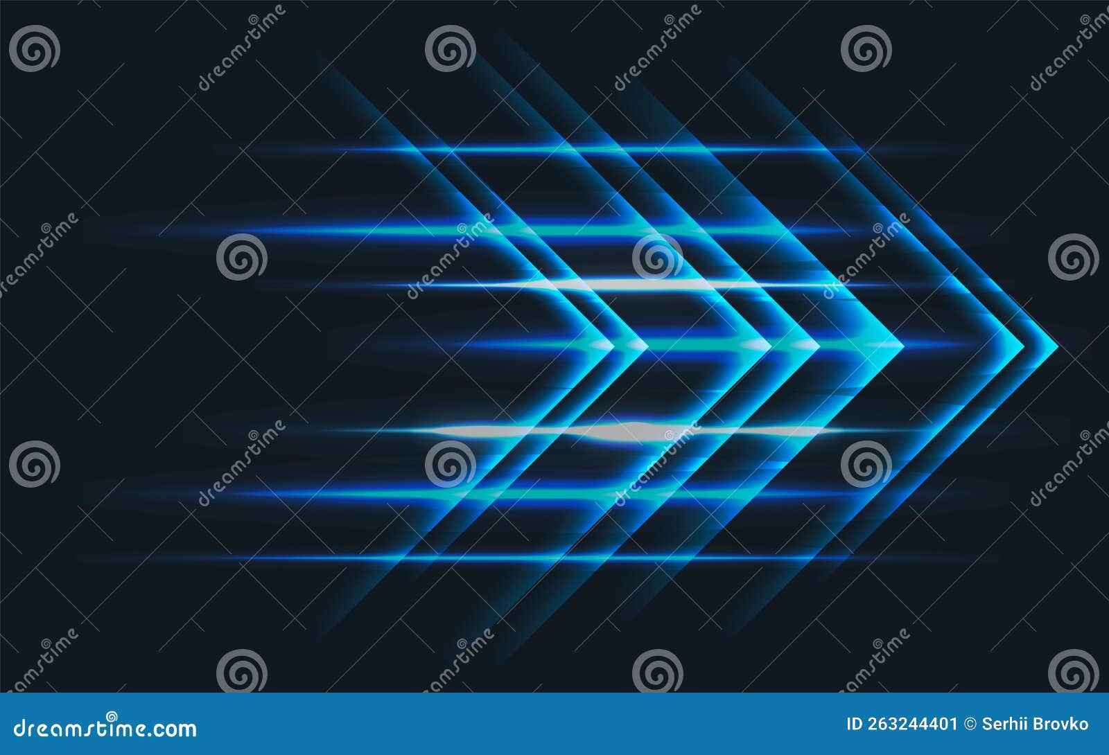 Dynamic Arrows: Intense Competition In Vibrant Colors Royalty-Free ...