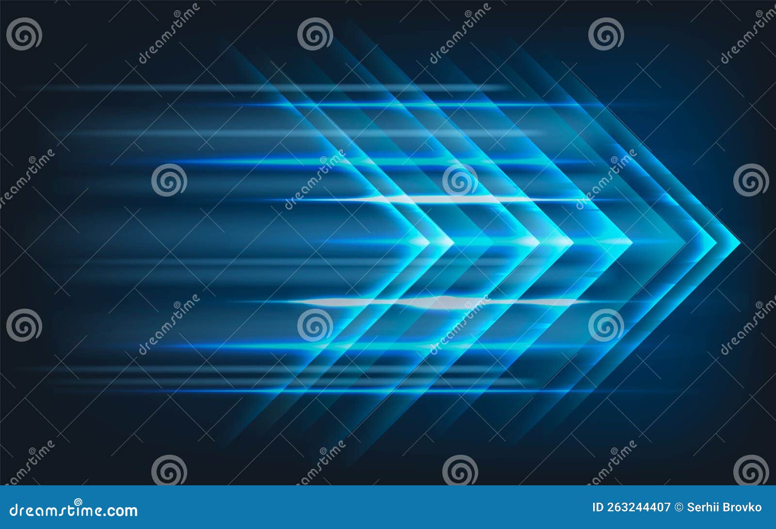 Modern Abstract Dynamic Arrows Fly in the Background.Vector ...