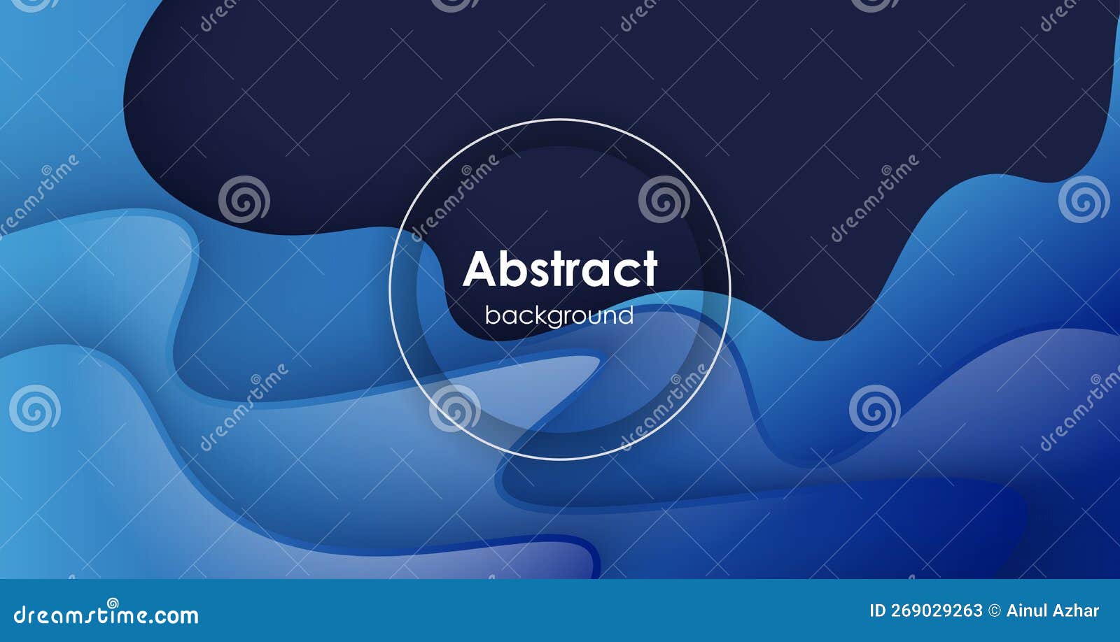 Modern Abstract Dynamic Blue Color with Wavy Shape Overlap Layers ...