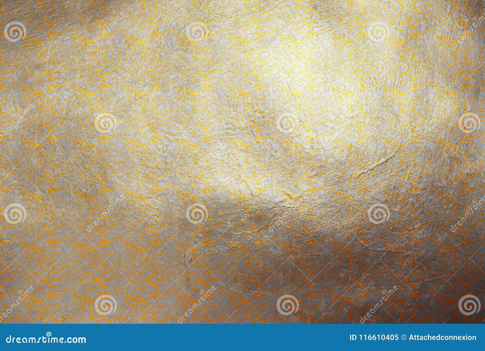 Modern Abstract Dynamic Texture Pattern Golden and Silver Stock ...
