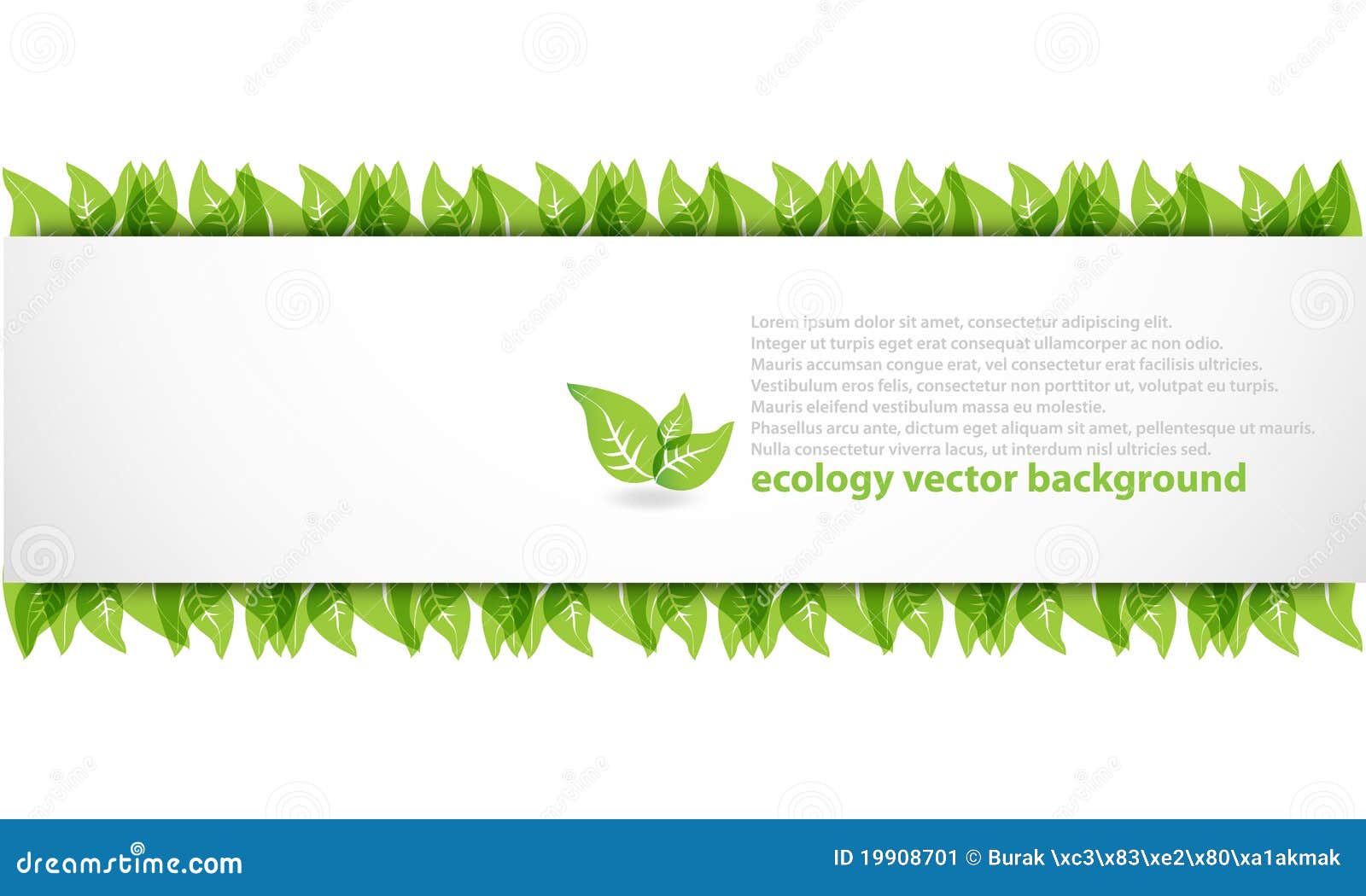 Modern Abstract Ecology Banner Stock Vector - Illustration of modern ...