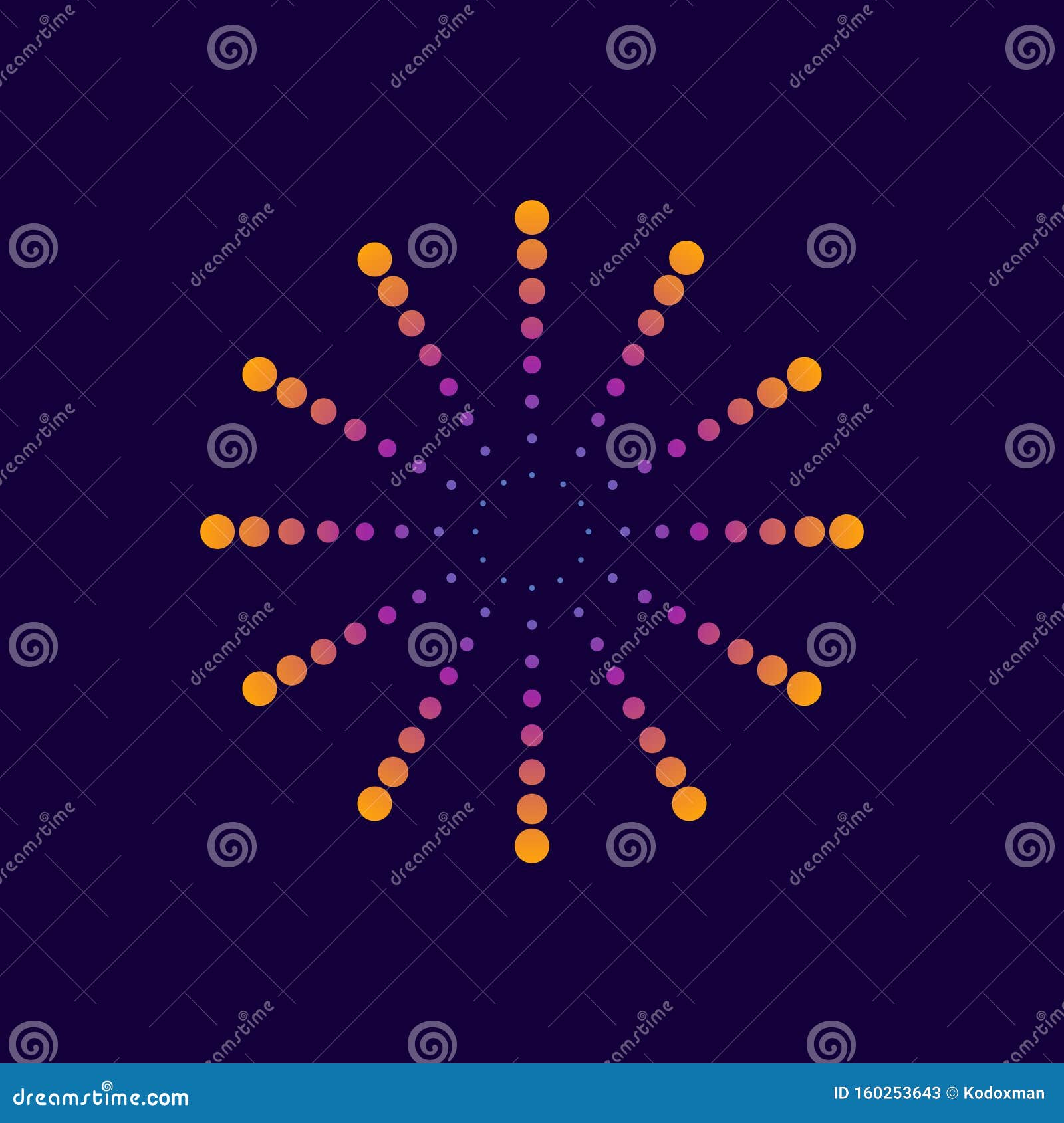Modern Abstract Firework Spark Light Beam Design Template Stock Vector ...