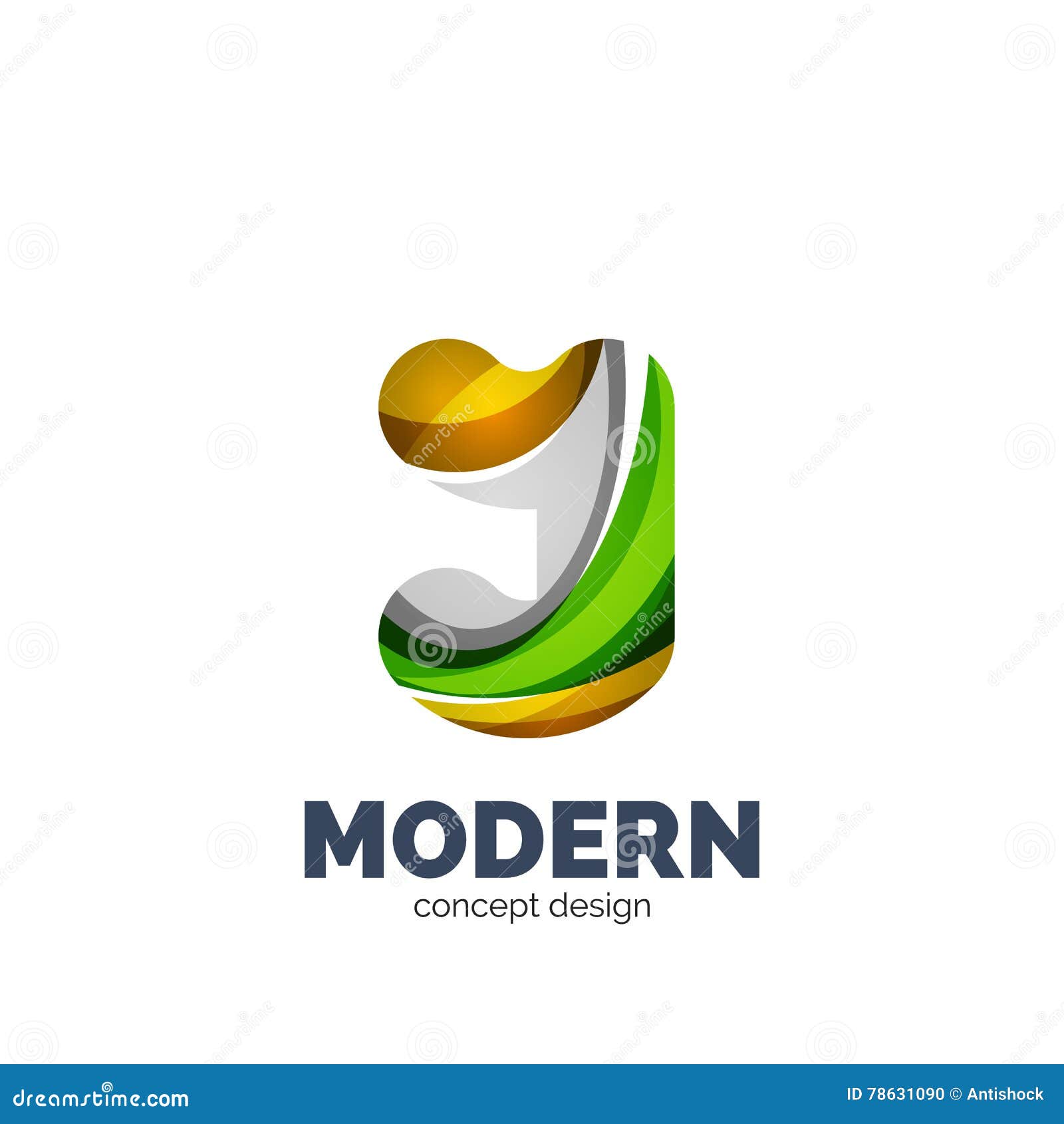Modern Abstract Futuristic Logo Stock Vector - Illustration of digital ...