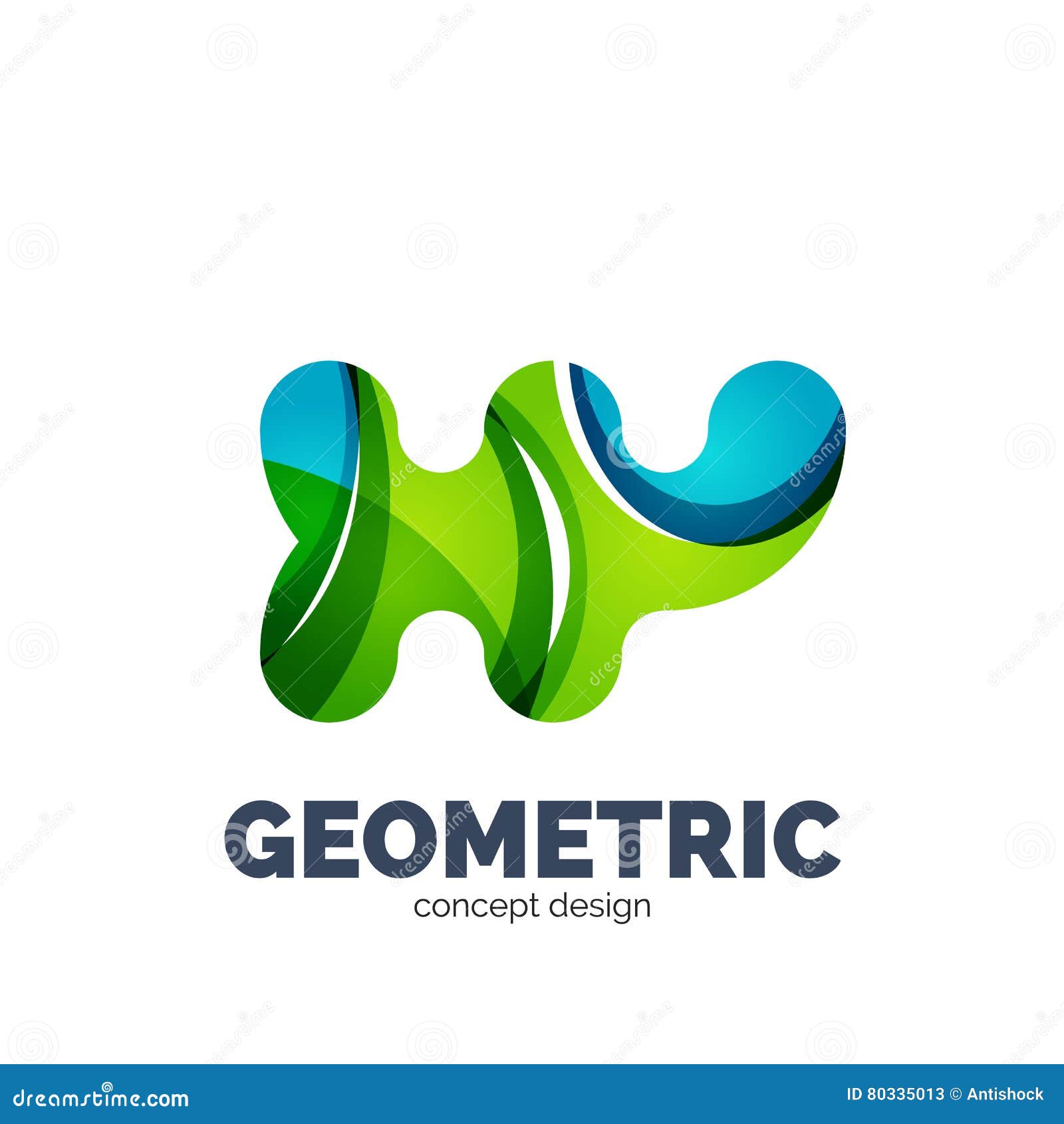 Modern Abstract Futuristic Logo Stock Vector - Illustration of concept ...