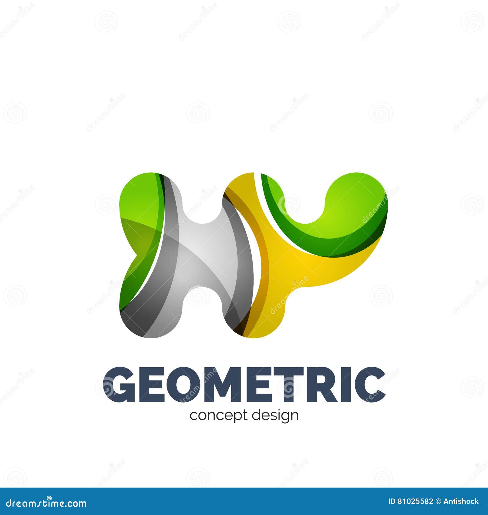 Modern Abstract Futuristic Logo Stock Vector - Illustration of layout ...