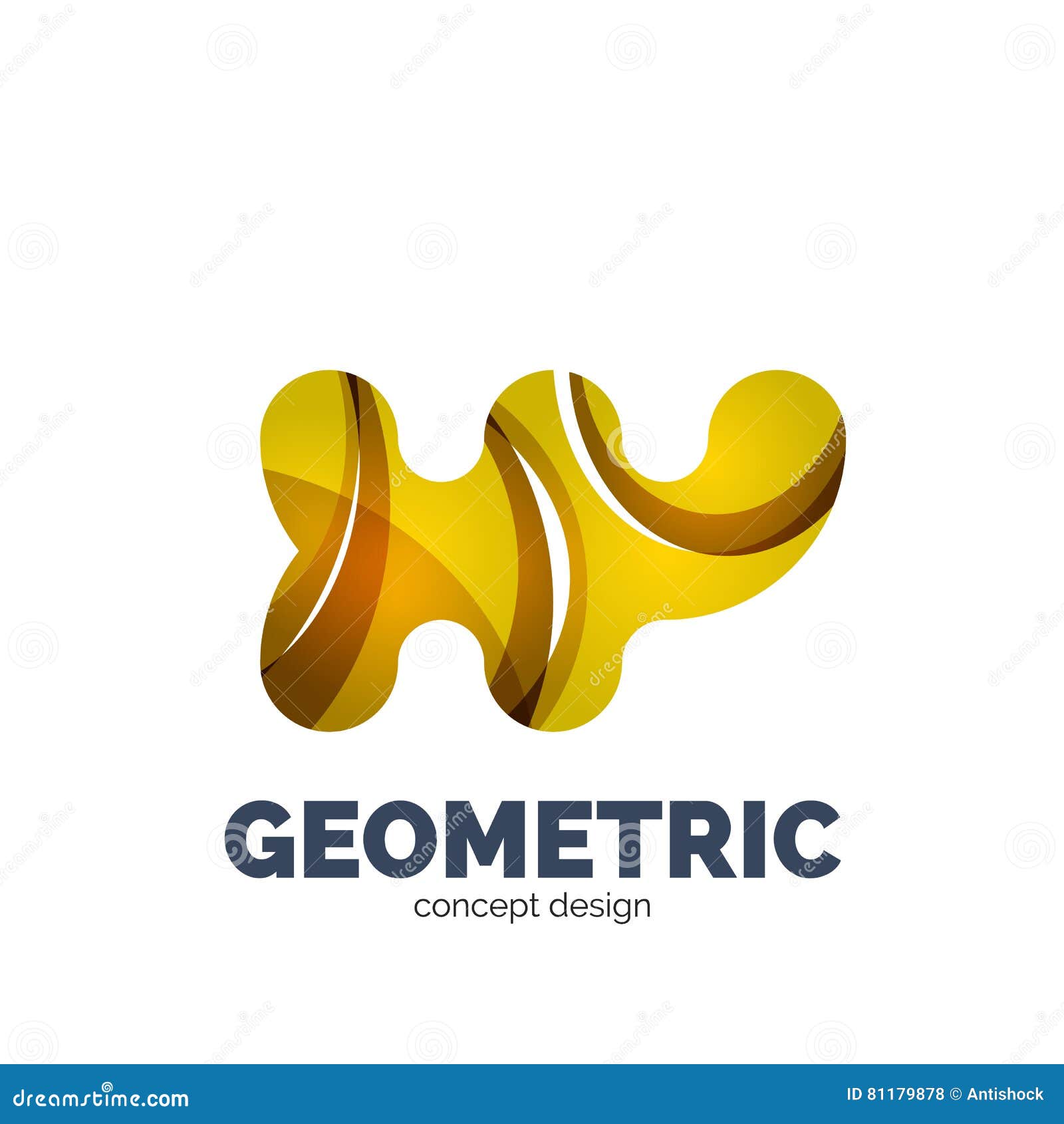 Modern Abstract Futuristic Logo Stock Vector - Illustration of ...